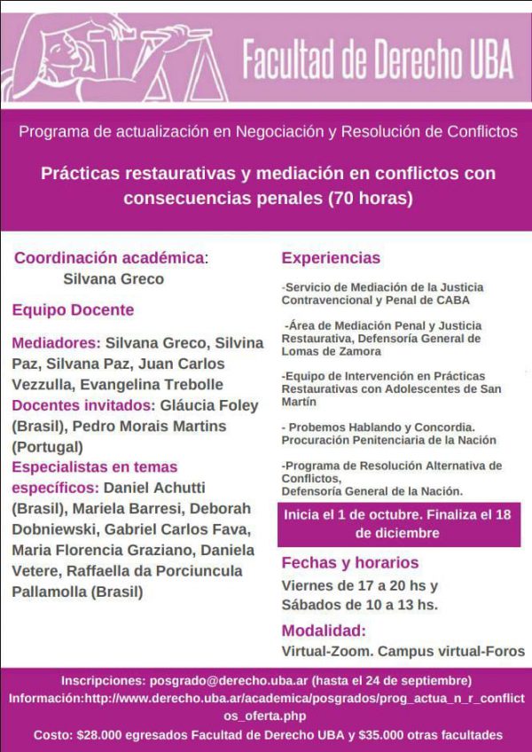Nuevo convenido de AMJA con la Facultad de Derecho de la UBA ...