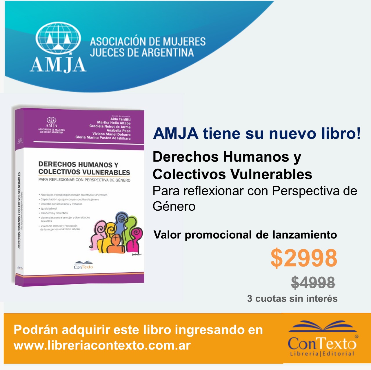 AMJA tiene su nuevo libro! - Asociación de Mujeres Jueces de Argentina